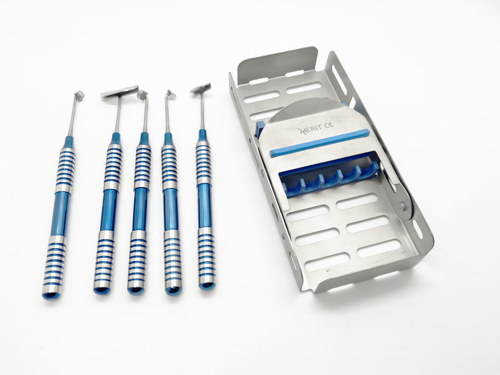 5 Pcs Set Soft Brushing Kit Dental Instruments Implant Lingual Flaps ...