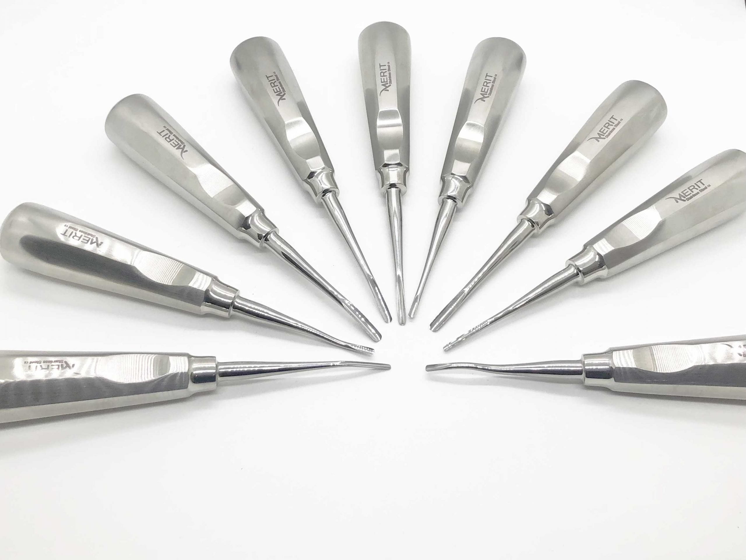 Root Elevators set of 9 pcs - Merit Surgical