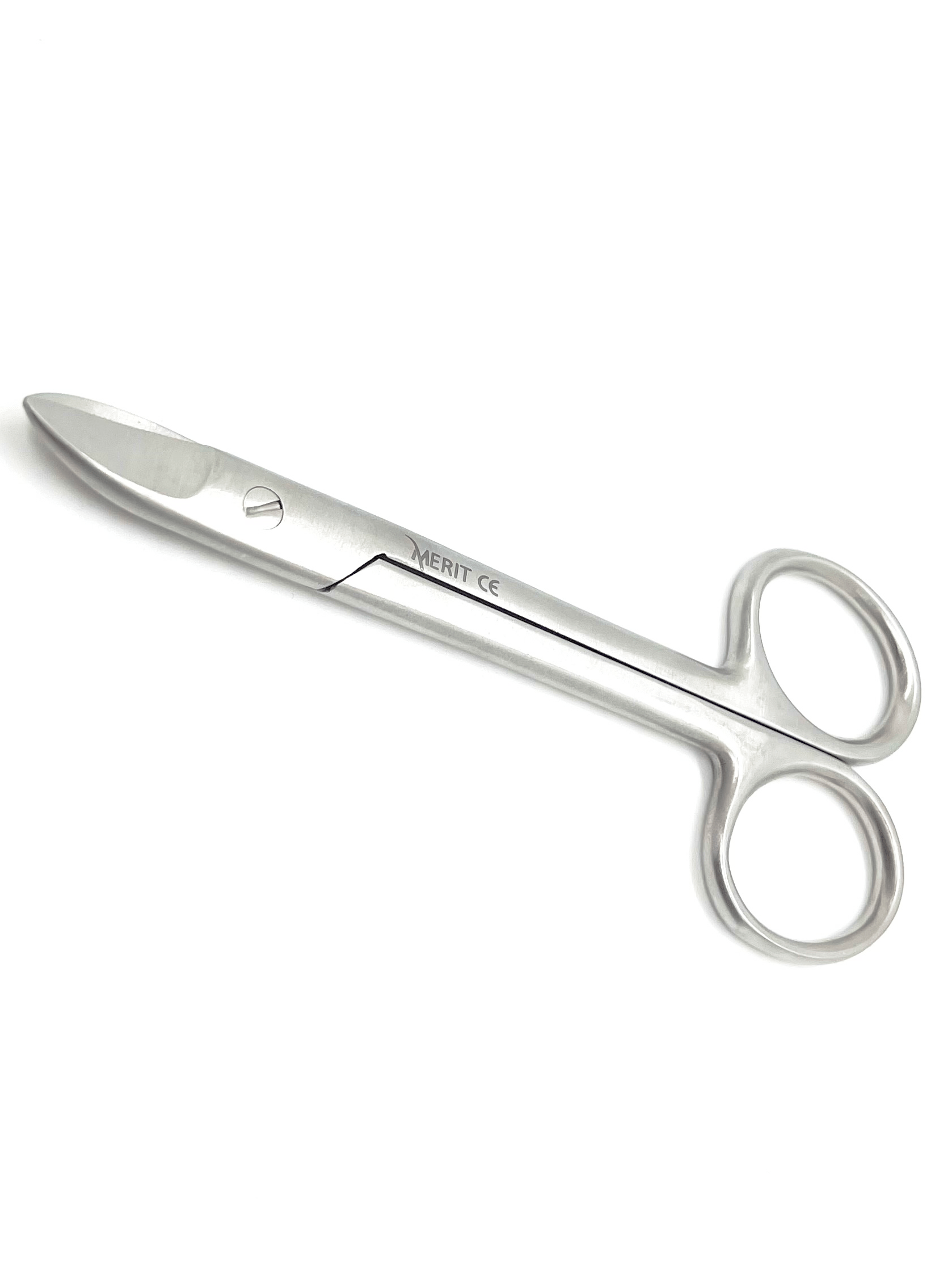 Serrated Trimming Curved Scissors 4.6" (Ortho Wire Cutting) - Merit ...